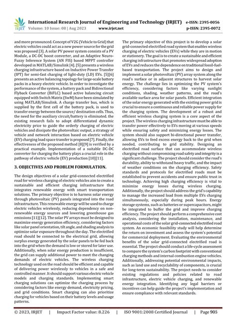 Design And Simulation Of Solar Based Fast Charging Station For Electric Vehicle Using Matlab Pdf