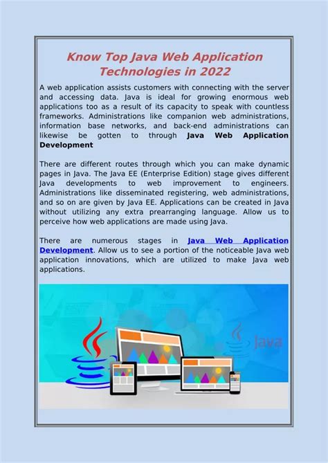 Ppt Know Top Java Web Application Technologies In 2022 Powerpoint Presentation Id11063860