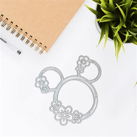 Love แม่แบบโลหะตัดกระดาษ ลายดอกไม้ สําหรับตกแต่งสมุดภาพ อัลบั้ม การ์ด แม่แบบ Diy Loveit2 Th