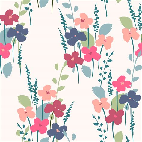 Floral Abstract Seamless Pattern Vector Design For Different Surfases 345284 Vector Art At