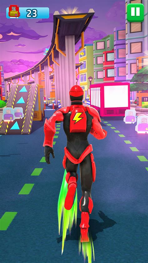 Superhero Dash Robot Runner Android Ios Apk Download For Free Taptap