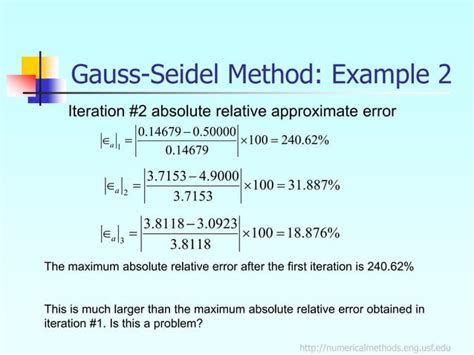 gauss seidal method ppt