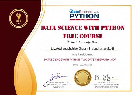 Chalani Jayakodi On Linkedin Southernirra Python