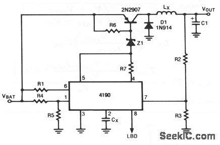 Step Down Voltage Regulator For Inputs Greater Than 30 V Power Supply Circuit Circuit