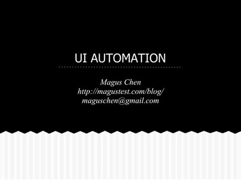 Ui Automation Pdf Browsers Computer Software And Applications
