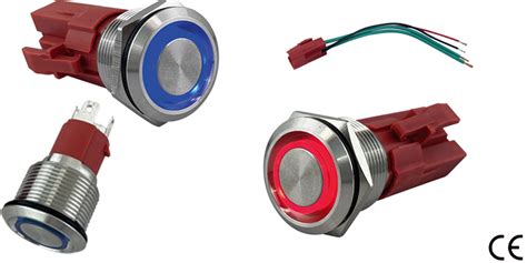 STAINLESS STEEL LED PUSH BUTTON G F N Gibellato Forniture Nautiche