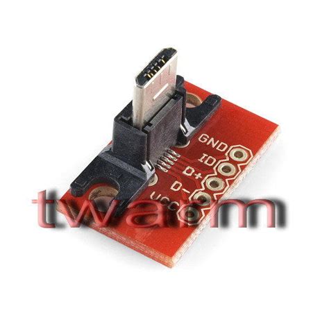 德源科技 含稅 Sparkfun原廠 USB MicroB Plug Breakout Board轉接板 露天市集 全台最大的網路購物市集