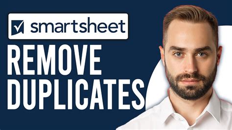 how to remove duplicates in smartsheet a simple guide to delete duplicates in smartsheet youtube