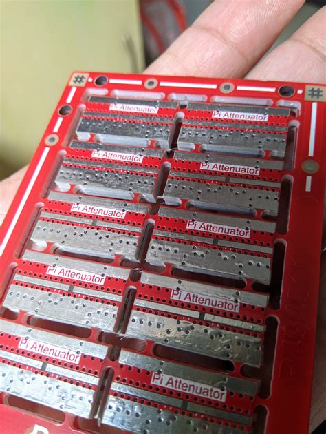 Rf Pi Attenuator Pcb Panel Exosense Systems