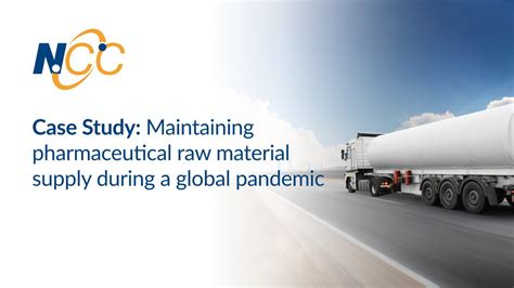 Case Study Maintaining Pharma Raw Material Supply During A Pandemic