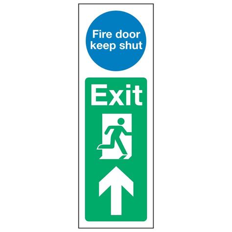 Fire Exit Only Push Bar To Open This Door Is Alarmed Linden Signs Print