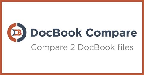Deltaxml Ltd On Linkedin Docbook Compare