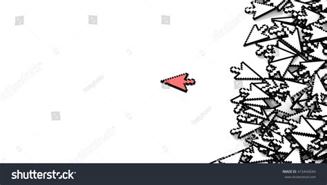 Click Cursors Background 3d Rendering Technology 스톡 일러스트 415442644 Shutterstock