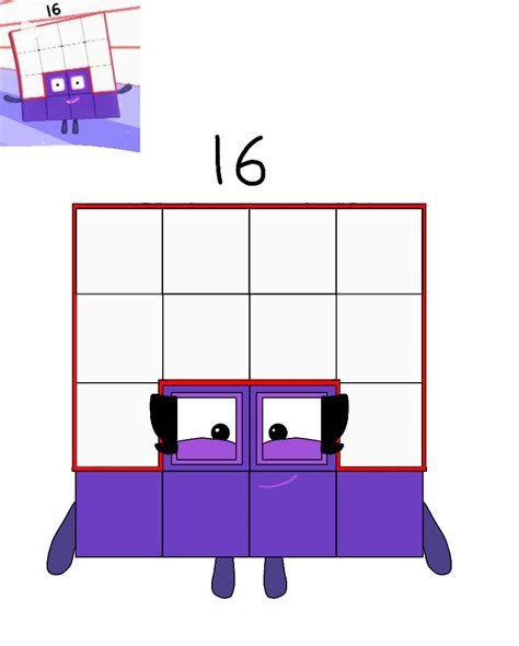Numberblocks 16 Fanart By Fanny5numberblockfan On Deviantart