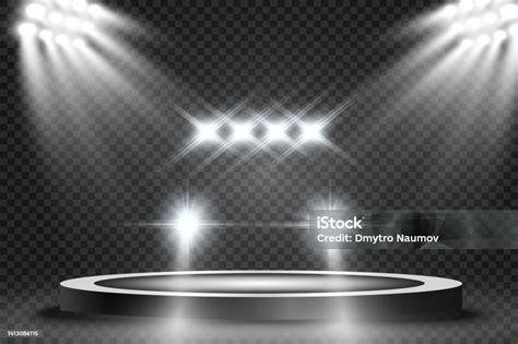 투명 한 배경에 격리 된 자동차 헤드 라이트의 현실적인 흰색 광선 둥근 광선 경찰 차 헤드라이트에서 켜집니다 경찰 순찰 3차원 형태에 대한 스톡 벡터 아트 및 기타 이미지