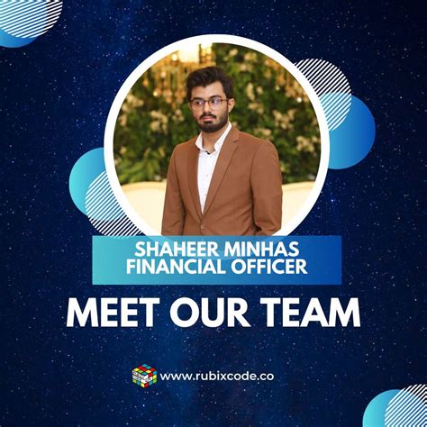 rubix code on linkedin 👋 meet shaheer minhas the coding virtuoso of