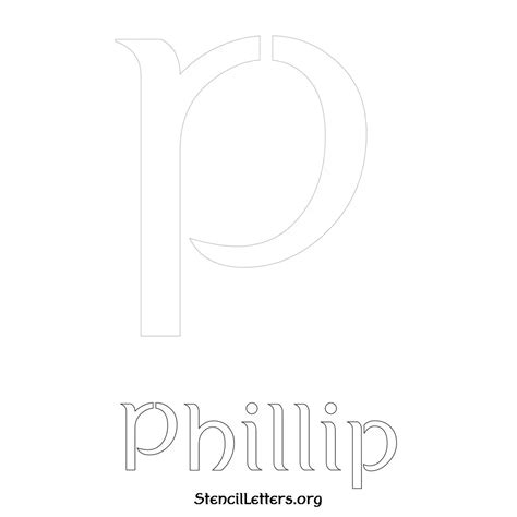 Free Printable Name Initial Stencils Stencil Letters Org