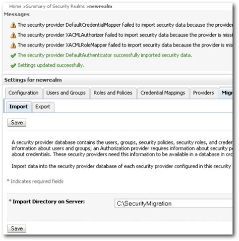 Oracle Biee 11g Migrating Security Identity Stores Part 1