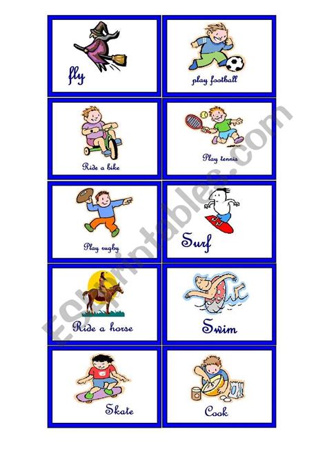 Memory Game ESL Worksheet By Kireya