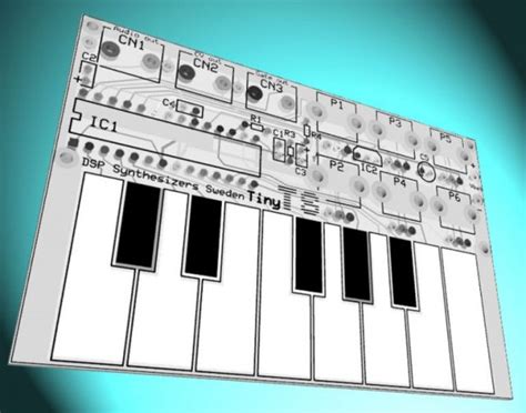 New Diy Touch Synthesizer The Tiny Ts Synthtopia