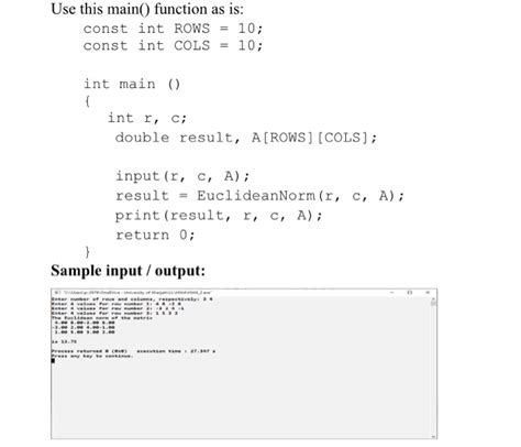 Solved Problem 3 Euclidean Norm The Euclidean Norm Of A