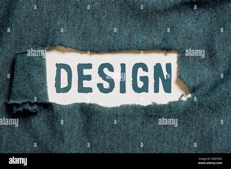 Handwriting Text Design Business Showcase Drawing Produced To Show The Look And Function Or