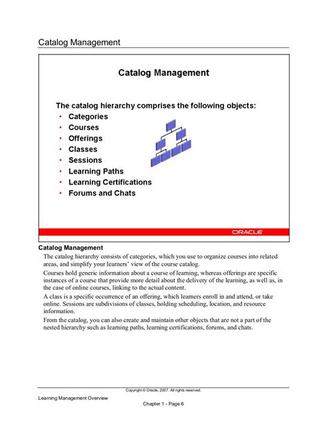 oracle learning management