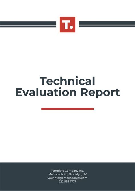 Free Technical Report Templates To Edit Online And Print