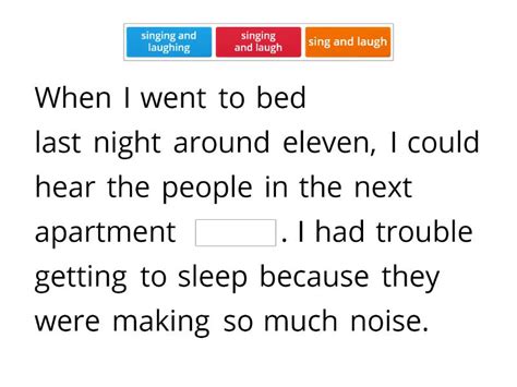 Grade 10 Unit 3 Grammar On Perceptive Verbs Complete The Sentence