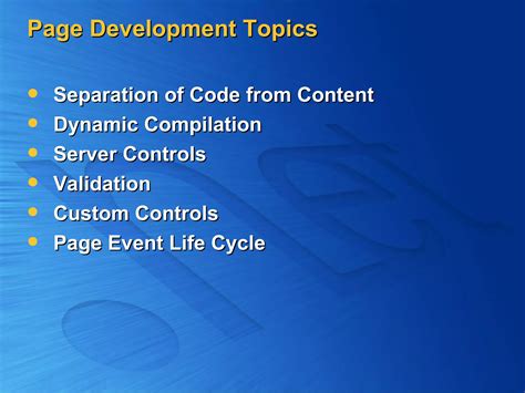 Aspnet Overview Ppt