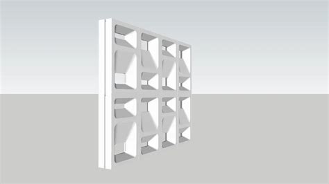 3d перегородки Crat 3d Partitions Plaster Walls Gypsum Blocks 3d Warehouse Sketchup Model 3d