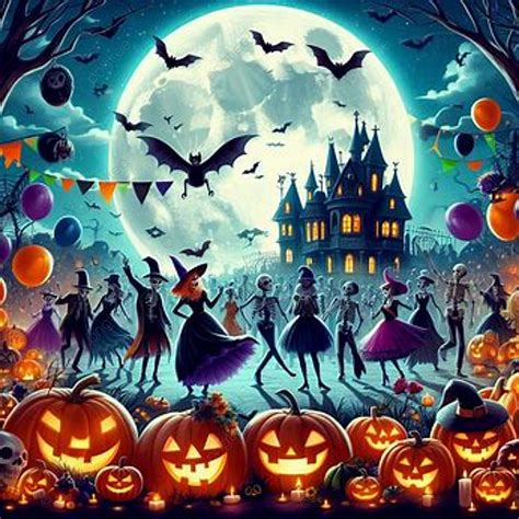 Halloween Party Background With Pumpkins Halloween Pumpkin Background