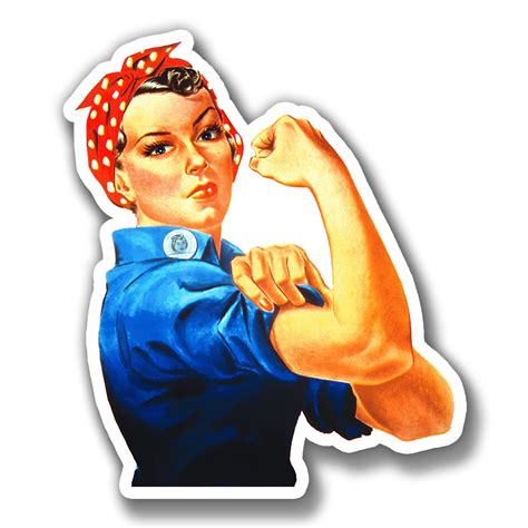 Rosie The Riveter Precision Cut Decal Decals Stickers And Vinyl Art