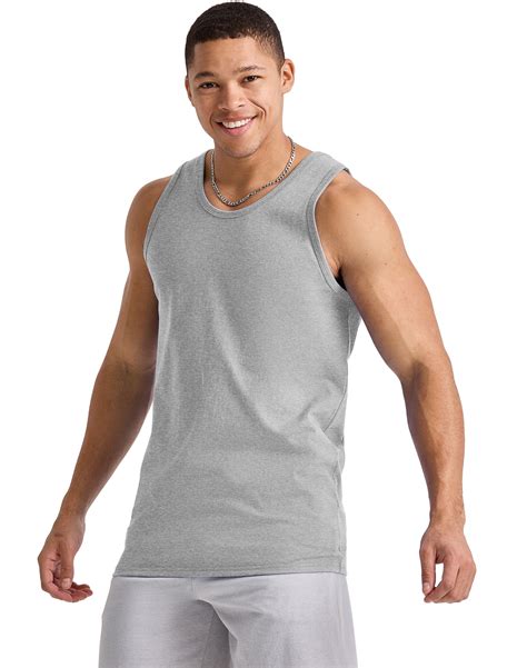 Hanes Mens Essentials Midweight Tank Top Sizes S 3xl
