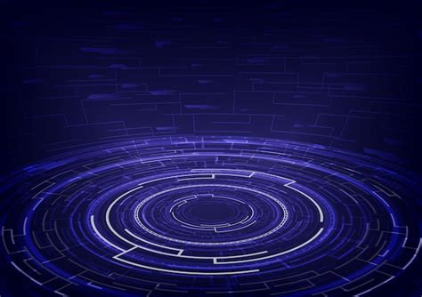 제품 디스플레이 및 표시 Gui 및 Ui 가상 현실 포털 및 홀로그램 과학 빛나는 Hud 기술 프로젝터의 미래 공상 과학 럭셔리 게임 판타지의 매직 게이트 기술 텔레포트