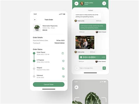 plant shop ecommerce mobile app uiux design figma behance