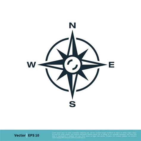 Abstract Compass Rose Logo Illustrations Royalty Free Vector Graphics