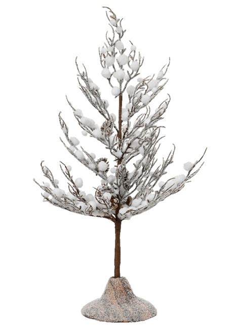 Decoris დეკორატიული საახალწლო ფიგურა დათოვლილი ხე 90 სმ Veli Store