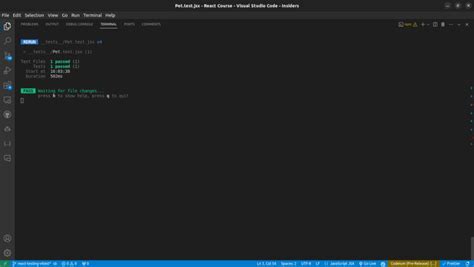 pritchard mambambo on linkedin reactjs react testing learninginprogress codejourney