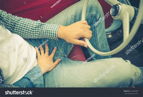 Woman Touch His Boyfriend Concept About Foto Stock Shutterstock