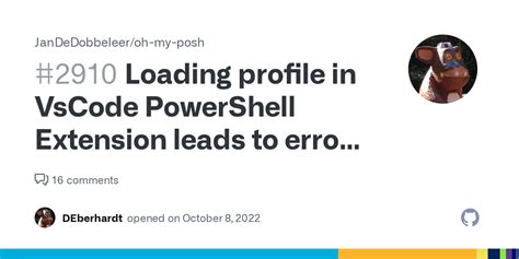 loading profile in vscode powershell extension leads to error in custom key handler · issue