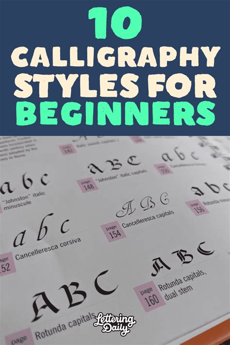 30 Calligraphy Alphabets And Writing Styles For Beginners