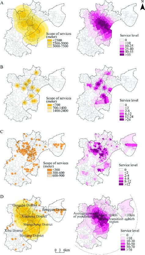 Spatial Distribution Of Effective Service Coverage Range And Service Download Scientific