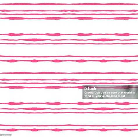 일러스트 레이 션 원활한 패턴 핑크 라인 줄무늬 격자 무늬 반복 패턴의 그림 거친 홍당무 패션 직물 섬유 벽지 종이 포장을위한 흰색 배경에 줄무늬에 대한 스톡 벡터 아트 및