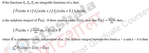 Vector Integration Mathematical Tools For Materials