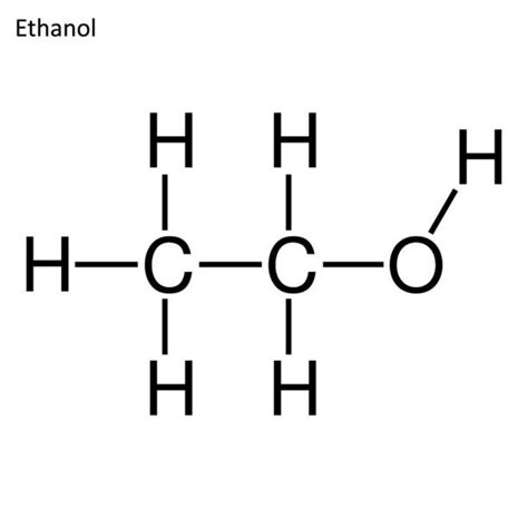 Ethanol Molecule Structure