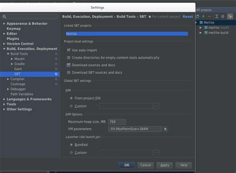Tell Intellij Idea I Want Library Sources For A Scala Project After The