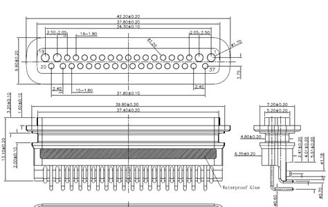Custom Pin DIP Pogo Pin Cnnectors