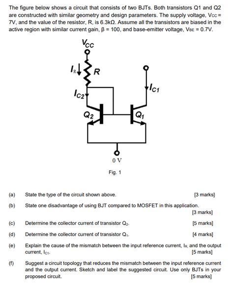 The Figure Below Shows A Circuit That Consists Of Two Bjts Both Trans