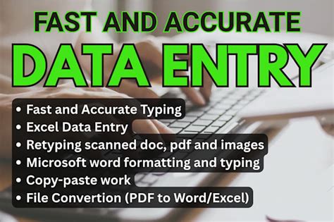 Do Accurate And Fast Data Entry By Ns Hub Fiverr